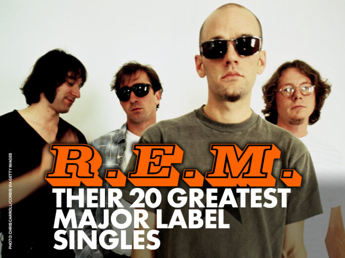 REM's 20 greatest singles of their major-label era